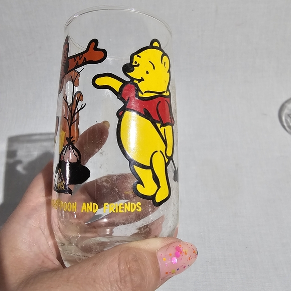 Sears | Dining | Sears Disney Glass 97s Winnie The Pooh And Friends ...
